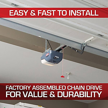 Genie ChainMax 1000 Garage Door Opener Flush Mount Wall Mountable for ...