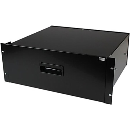 StarTech.com 4U Black Steel Storage Drawer For 19 Racks And Cabinets ...