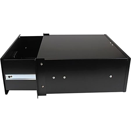 StarTech.com 4U Black Steel Storage Drawer For 19 Racks And Cabinets ...
