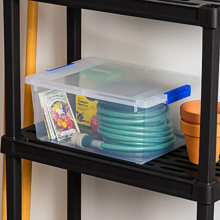 Iris Clip Box 12 Qt Clear Pack Of 4 Boxes - Office Depot