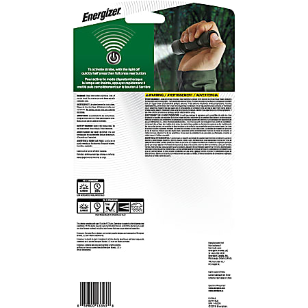 Energizer® TAC-R 700 Rechargeable Tactical Flashlight, Black