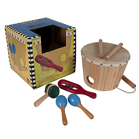 Sounds Like Fun Shake Rattle And Drum Multicolor - Office Depot