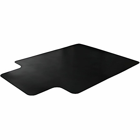 Floortex Cleartex Advantagemat PVC Low Pile Chair Mat 48 x 36 Black ...