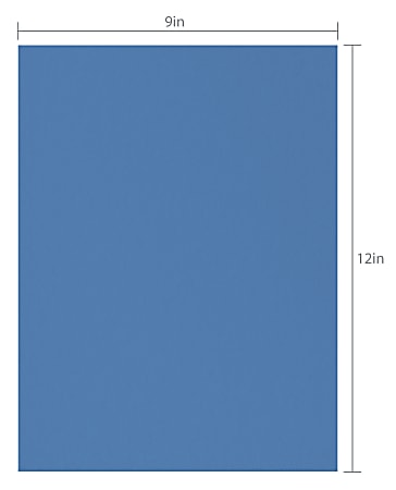 Office Depot Brand Construction Paper 9 x 12 100percent Recycled Bright ...