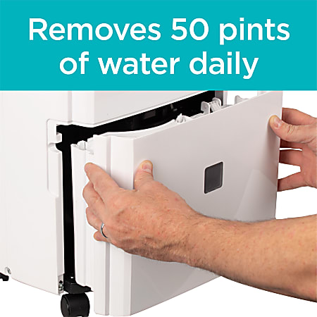 BLACKDECKER Portable Dehumidifier With Drain Pump 4500 Sq. Ft. White ...