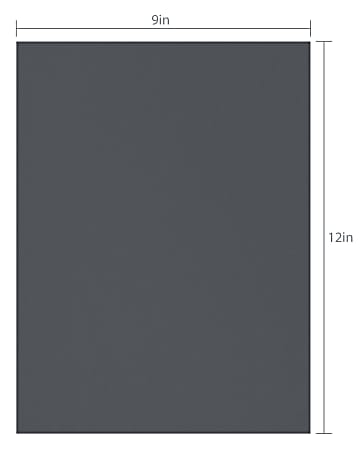 Office Depot Brand Construction Paper 9 x 12 100percent Recycled Black ...