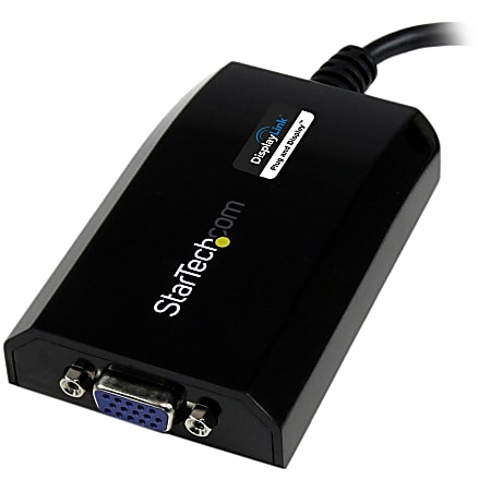 StarTech.com USB 3.0 to VGA Display Adapter 1920x1200 1080p DisplayLink ...