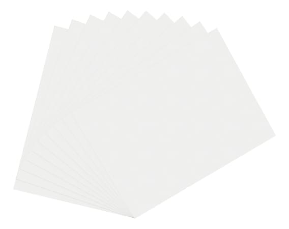 Office Depot Brand Construction Paper 9 x 12 100percent Recycled White ...