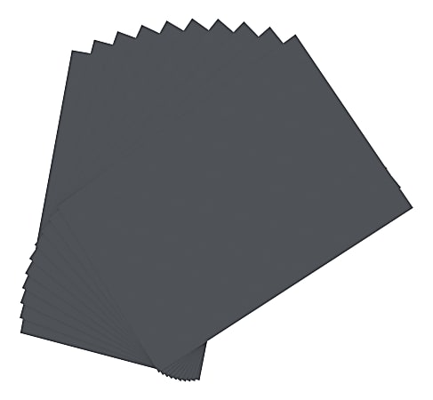 Office Depot Brand Construction Paper 12 x 18 100percent Recycled Black ...