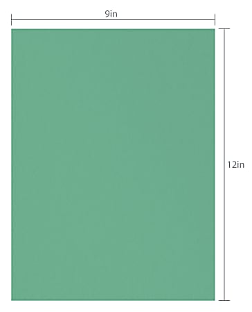 green construction paper