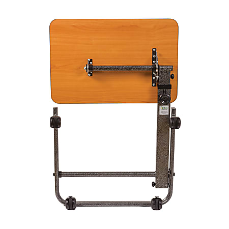 DMI Deluxe Tilt Top Overbed Table 38 H x 23 W x 15 D Brown - Office Depot