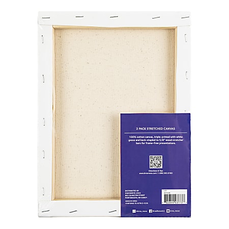 Brea Reese Stretch Canvases 9 x 12 White Pack Of 2 Canvases - Office Depot