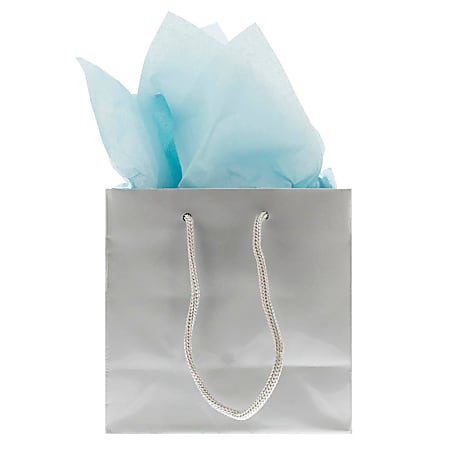 JAM Paper Tissue Paper 26 H x 20 W x 18 D Baby Blue Pack Of 10 Sheets ...