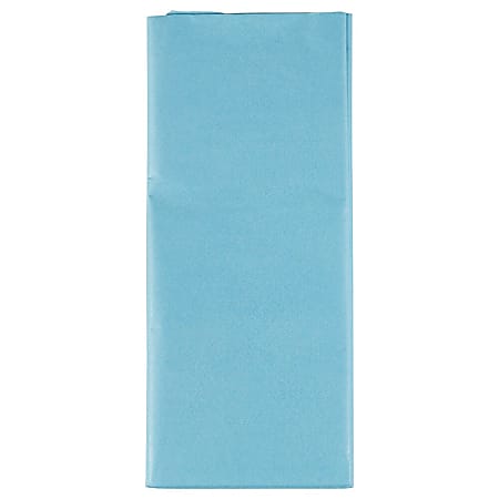 JAM Paper Tissue Paper 26 H x 20 W x 18 D Bright Blue Pack Of 10 Sheets ...