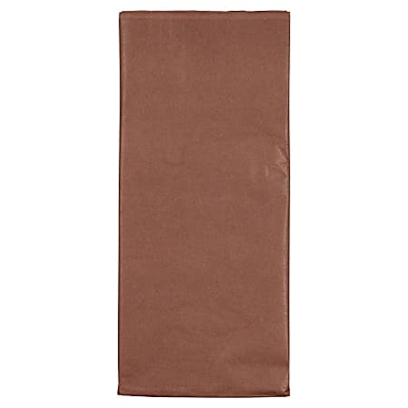 JAM Paper Tissue Paper 26 H x 20 W x 18 D Brown Pack Of 10 Sheets ...
