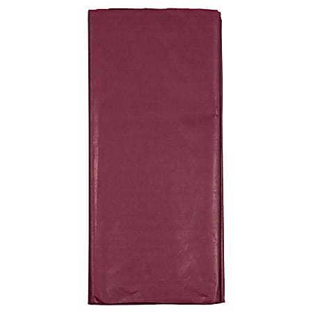 JAM Paper Tissue Paper 26 H x 20 W x 18 D Burgundy Pack Of 10 Sheets ...