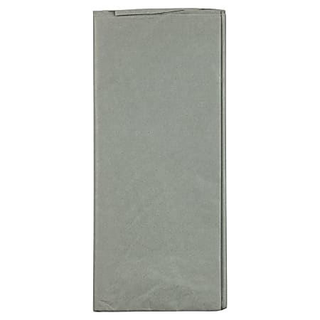 JAM Paper Tissue Paper 26 H x 20 W x 18 D Gray Pack Of 10 Sheets ...
