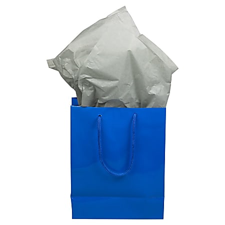 JAM Paper Tissue Paper 26 H x 20 W x 18 D Gray Pack Of 10 Sheets ...