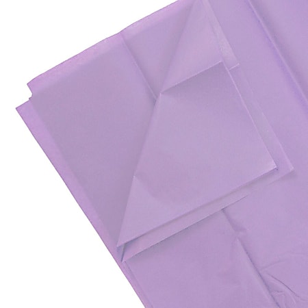 JAM Paper Tissue Paper 26 H x 20 W x 18 D Lilac Pack Of 10 Sheets ...