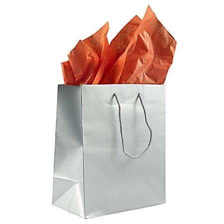 JAM Paper Tissue Paper 26 H x 20 W x 18 D Orange Pack Of 10 Sheets ...