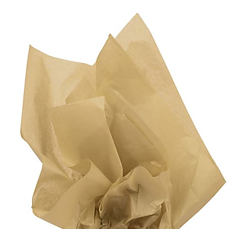 JAM Paper Tissue Paper 26 H x 20 W x 18 D Tan Pack Of 10 Sheets ...