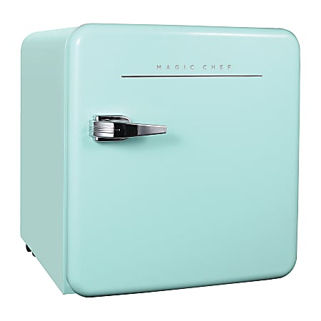 Magic Chef 1.6 Cu. Ft. Retro Mini Fridge With Manual Defrost Green ...