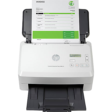 HP ScanJet Enterprise Flow 5000 s5 Color Scanner 7.5 H x 12.2 W x 7.8 D ...