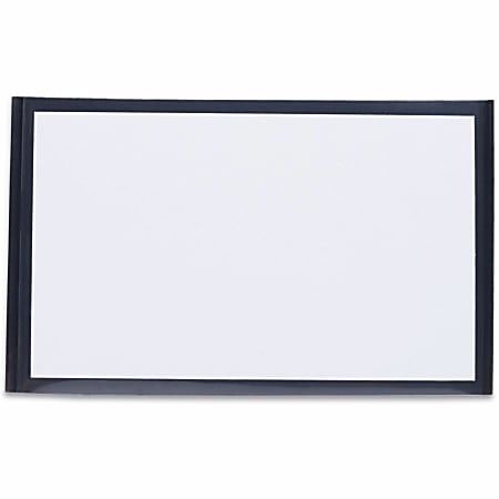 Tatco Magnetic Label Holders 3 38 x 5 38 BlackWhite Pack Of 10 - Office ...