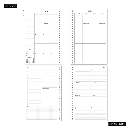 2024 Happy Planner 12 Month MonthlyWeekly Small Organized by Happy ...