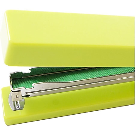 JAM Paper 2 Piece Office Stapler Set 1 Stapler 1 Pack of Staples Lime ...