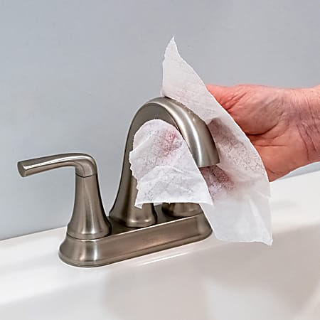 Genuine Joe Disinfecting Wipes Ready To Use Fresh Citrus Scent 8 x 7 ...