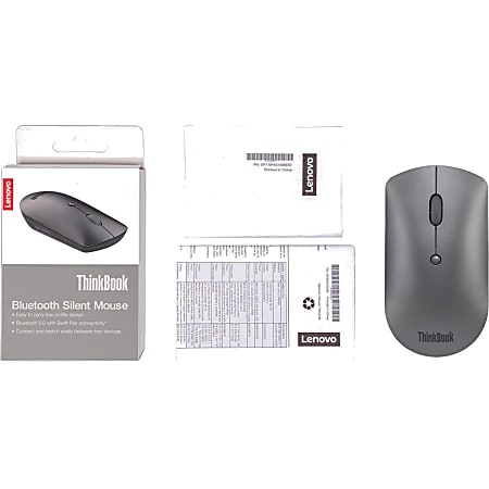 Lenovo ThinkBook Bluetooth Silent Mouse Optical Wireless Bluetooth Iron ...