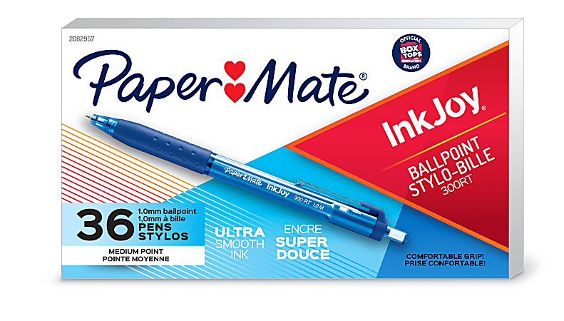 Paper Mate InkJoy 300 RT Retractable Ballpoint Pen Medium Pen Point 1 ...