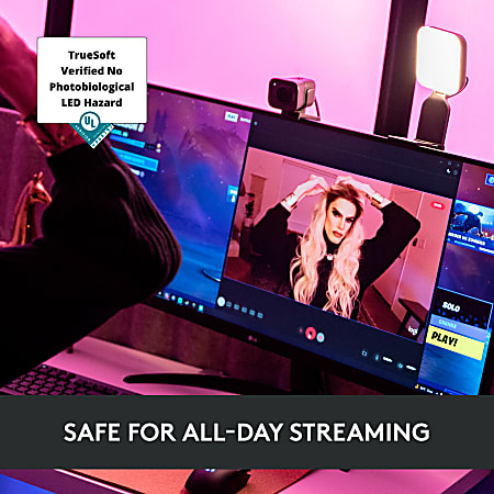 Logitech Litra Glow Premium Streaming Light With Adjustable Mount ...