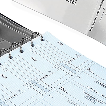 Taylor Custom Secure Manual Business Pocket Check Start Up Kit 1 Part ...