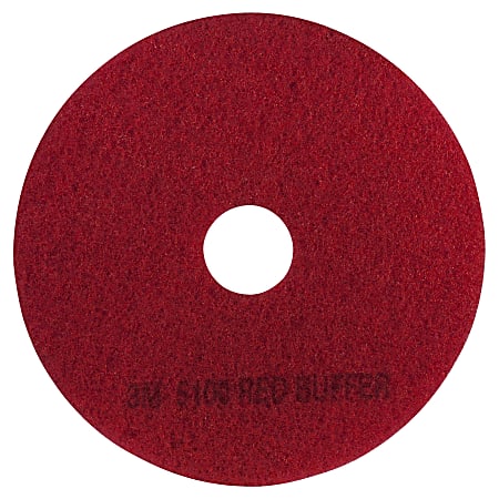 3M 5100 Buffer Floor Pads 13 Diameter Red Case Of 5 - Office Depot