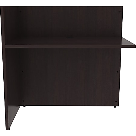 Lorell 42 W Reception Desk Return Espresso - Office Depot