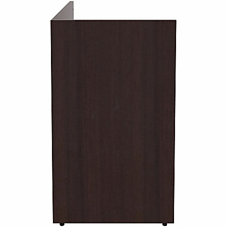 Lorell 42 W Reception Desk Return Espresso - Office Depot