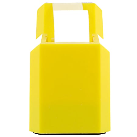 JAM Paper Plastic Tape Dispenser 4 12 H x 2 12 W x 1 34 D Yellow ...
