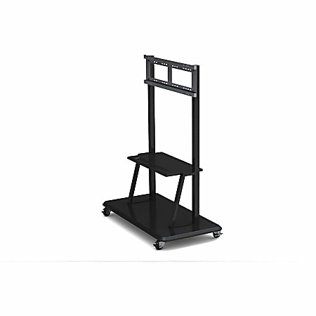 LG Mobile Display Stand 352 lb Capacity 52 L x 64 W x 26 H 55 to 98 ...