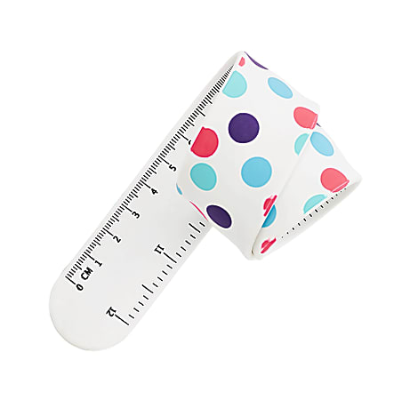 Office Depot Brand Snap On Silicone Ruler 12 WhiteDots - Office Depot