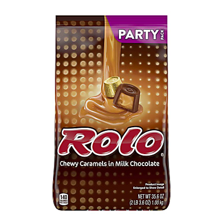 Rolo Milk Chocolate Caramel Candy 35.6 Oz Bag - Office Depot