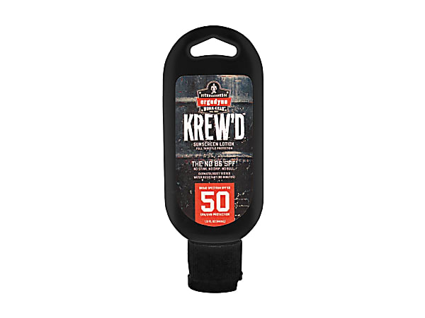 Ergodyne KREWD 6352 SPF 50 Sunscreen Lotions 1.5 Oz Case Of 12 Lotions ...