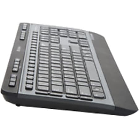 Verbatim Wireless Multimedia Keyboard and 6 Button Mouse Combo Black ...