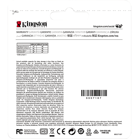 Kingston DataTraveler Kyson 256GB USB 3.2 Gen 1 Type A Flash Drive 256 ...