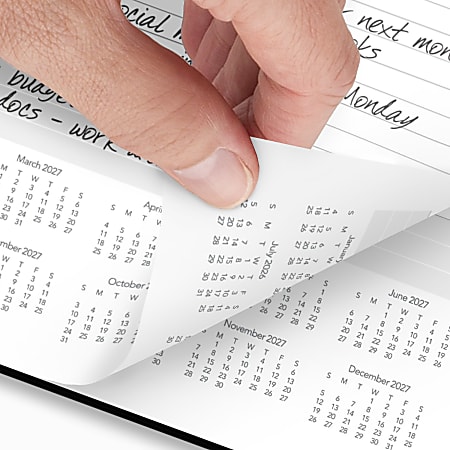 AT A GLANCE Plan. Write. Remember. Undated Planning Notebook with ...