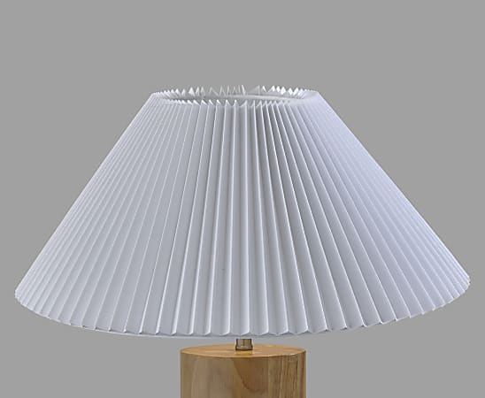 Adesso Marta Table Lamp 25 12 H White ShadeNatural Base - Office Depot