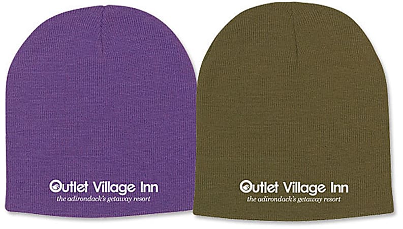 Knit Beanie Embroidered - Office Depot