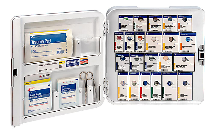 First Aid Only Smart Compliance First Aid Cabinet Without Medication 14 ...