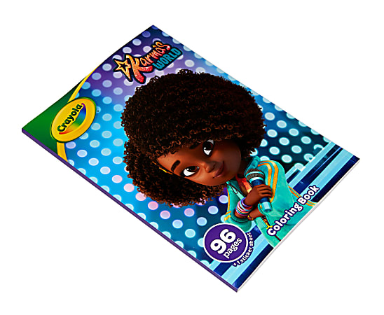 Crayola 96 Page Karmas World Coloring Book - Office Depot